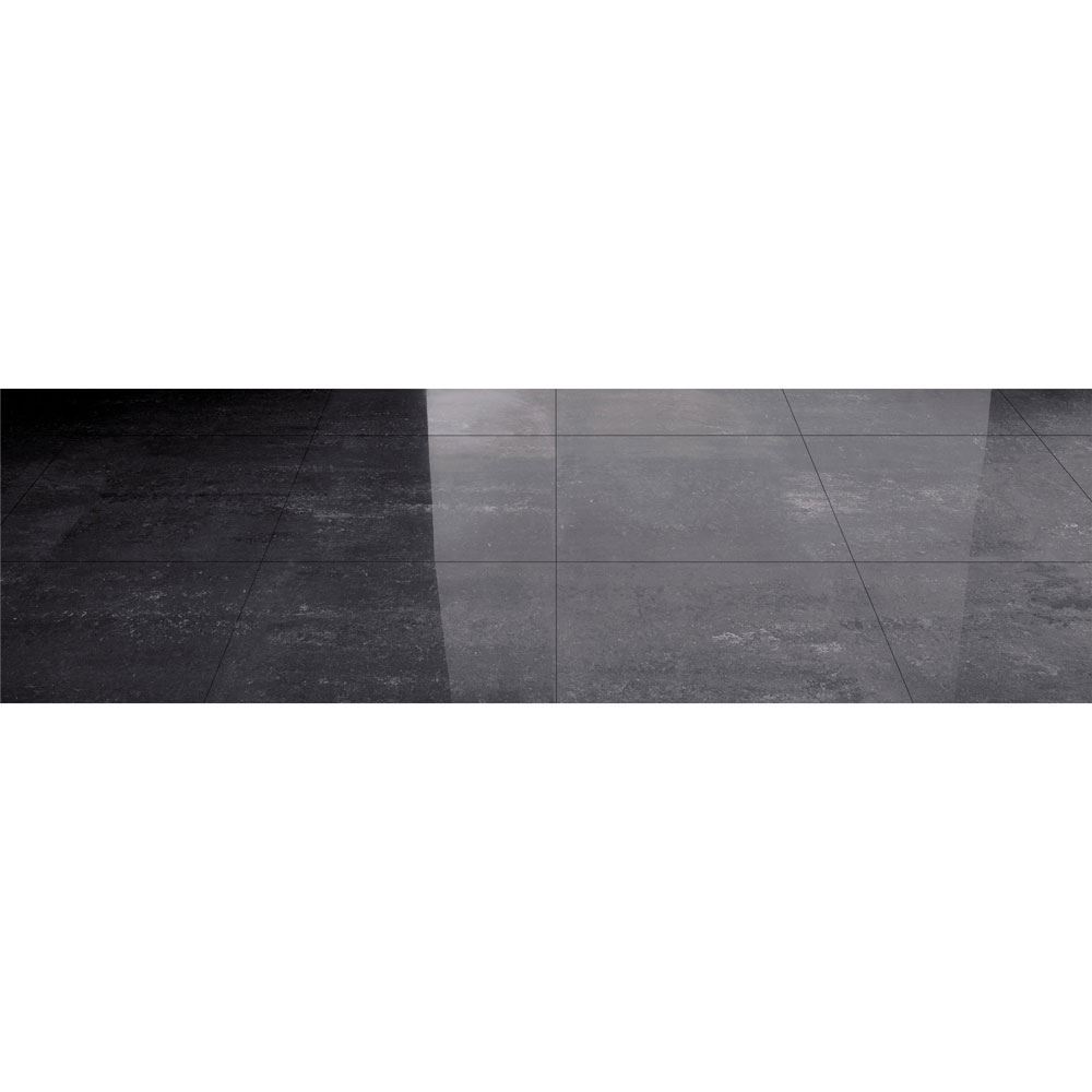 Granity Air, 12" x 24" Polished Coal Porcelain Tile - | HINTEX | Home ...