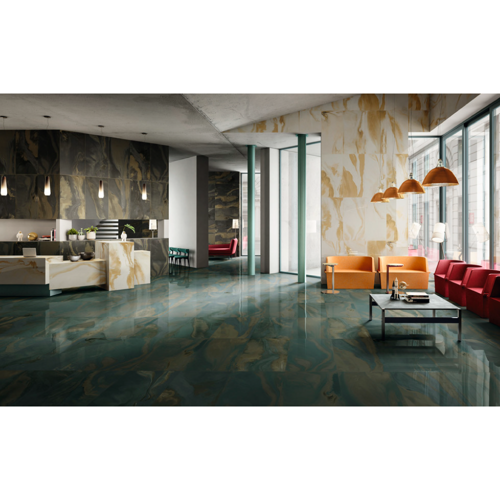 Venus Ceramic Tiles Venus Black Stone Effect 16mm Outdoor Porcelain