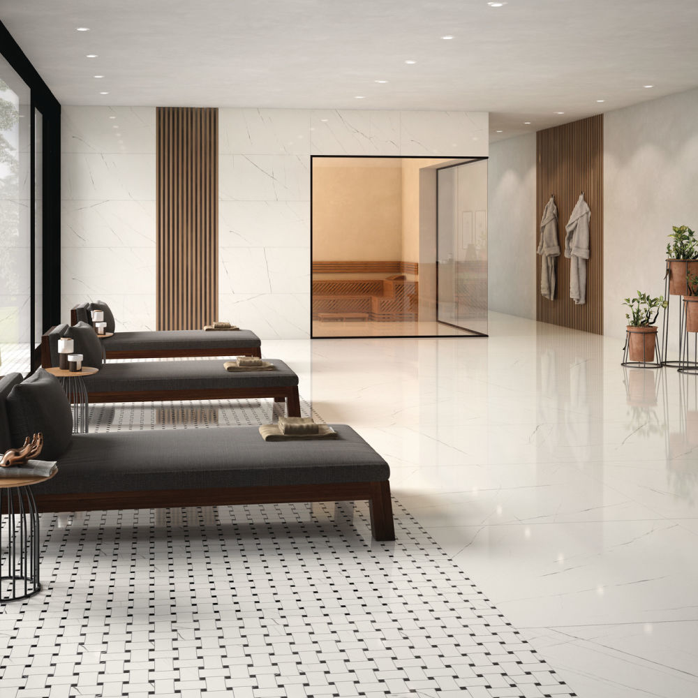 Italian Crystal White Marble Interior Polished Tile - | HINTEX | Home Interior & Exterior ...